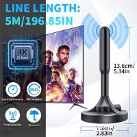 China Magnetic Base TV Antena high gain hdtv antenas tv aerial hd dvbt antenna dvb-t uhf outdoor digital Indoor Tv Antenna for sale
