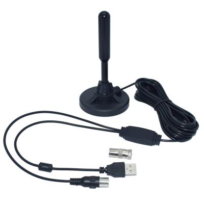 China Private Model Strong Magnetic Base Digital HDTV Amplified Antenna TV Digital Indoor TV Antenna for sale