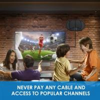China Product 4K Digital Indoor TV Antenna with Frequency Range 170-860MHz for sale