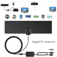 China Indoor 1500-mile digital TV antenna DVB-T / DVB-T2 HDTV Signal Amplifier High Definition Black antenna for sale