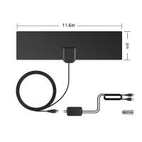 China Indoor 1500-mile digital TV antenna DVB-T / DVB-T2 HDTV Signal Amplifier High Definition Black antenna for sale