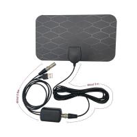 China Hot Sale 4K DVB-T DVB-T2 Indoor TV Antenna with High Gain Coaxial Connector UHF Reception and 3m Cable Direct from Factory for sale