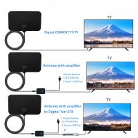 China Amplified 3M Digital DVB-T DVB-T/M DVB-C Antenna for HDTV Flat & Film-Encased Increases Reception for CCTV DTMB CMMB Channels for sale