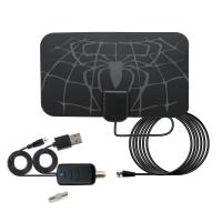China High Gain Amplifier Vhf Thin Film Free Channels 4K Digital Indoor Tv Antenna for sale