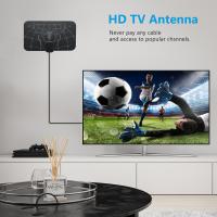 China High Gain Amplifier Vhf Thin Film Free Channels 4K Digital Indoor Tv Antenna for sale