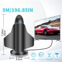 China 4K 1080P Digital DVB-T TV Antenna Indoor and Outdoor Network Free Reception with Amplifier Cable for Home Smart Tv for sale