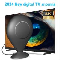 China High-Gain HD DVB-T Antenna Indoor Outdoor TV Magnetic Base UHF Receiver Amplifier High-Tech TV aerial Magnetic Base TV Antena for sale