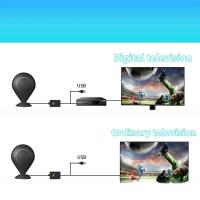 China High-Gain HD DVB-T Antenna Indoor Outdoor TV Magnetic Base UHF Receiver Amplifier High-Tech TV aerial Magnetic Base TV Antena for sale