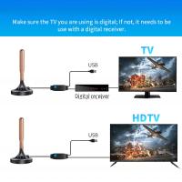 China Antena tv digital out door antena tv digital yagi stick hdtv aerial outdoor indoor omni tv antenna with magnetic base for sale