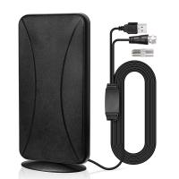 China Reception Range 50-80miles High Gain Indoor Digital TV Antenna For DVB-T DVB-T2 500 Mile HD VHF UHF Signal Receiver for sale