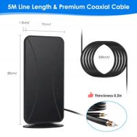 China Reception Range 50-80miles High Gain Indoor Digital TV Antenna For DVB-T DVB-T2 500 Mile HD VHF UHF Signal Receiver for sale