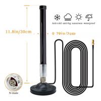 China 0-6000 MHZ Frequency High Gain 8dBi 2.4G 5.8G WIFI Outdoor Fiberglass Omni Directional Antenna with N-type Connector for sale