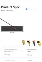 China 900-1800MHz 2dBi Factory Price Adhesive Tape FPC Antennafpc Antenna with Ufl Connector for sale