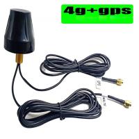 China GPS Mushroom Vehicle Active Antenna with SMA Male and 3 Meters Cable for sale