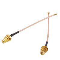 China connection RF Extension RG178 Cable MHF IPEX UFL To SMA Adapter antenna extension wire with Insertion Loss ≤ 0.15dB/6GHz for sale
