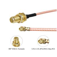 China connection RF Extension RG178 Cable MHF IPEX UFL To SMA Adapter antenna extension wire with Insertion Loss ≤ 0.15dB/6GHz for sale
