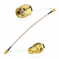China connection RF Extension RG178 Cable MHF IPEX UFL To SMA Adapter antenna extension wire with Insertion Loss ≤ 0.15dB/6GHz for sale