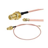 China connection RF Extension RG178 Cable MHF IPEX UFL To SMA Adapter antenna extension wire with Insertion Loss ≤ 0.15dB/6GHz for sale