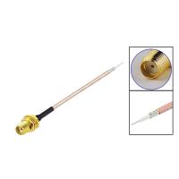 China Low Loss RG316 Extension FPV Antenna Cable SMA female to 2 SMA male RF Coax Crimp Cable Adapter for sale