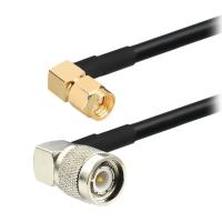 China Network Component RF Right Angle SMA To TNC Male Connector Pigtail adapter cable for sale