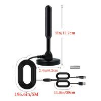 China High Definition Digital DVB-T/DVB-T Antenna with 25DBI Freeview Indoor USB Booster High Performance HDTV Amplifier for sale