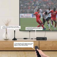 China Hot Mini HD Indoor Digital TV Antenna DTMB Suction Cup with 5m Cable ATSC DVB-T2 HDTV Antenna Mini HD Antenna for sale