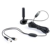 China 170-860MHz Frequency Range Indoor TV Antenna DVB-T Amplified 5dBi 50 Miles Range 1080P High Definition Digital Freeview for sale