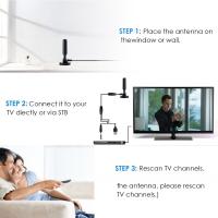 China Good Factory Directly Hdtv Antena Digital High Quality Indoor Tv Antenna for sale