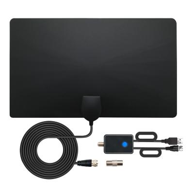 China TV Antenna Amplified HD Indoor Digital HDTV Antenna 50+Miles Range Antenna Support 4K 1080p 13.2ft Coaxial Cable for sale