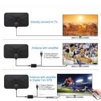 China Indoor Digital TV Antenna with 4K 1080p Signal Booster 50-80 Mile Range Targeted for TV signal Receiver for sale