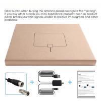 China Indoor Digital TV Antenna with 4K 1080p Signal Booster 50-80 Mile Range Targeted for TV signal Receiver for sale