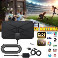 China Indoor Digital TV Antenna with 4K 1080p Signal Booster 50-80 Mile Range Targeted for TV signal Receiver for sale