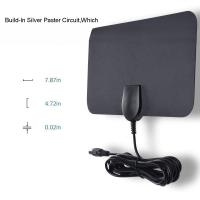 China 50 Miles Range Amplified HD Digital Indoor Booster Amplifier Signal TV Antenna For Smart TV for sale