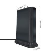 China TV Antenna Amplified HD Digital TV Antenna Indoor Outdoor 300+ Miles Long Range with Amplifier Signal Booster Support 4K 1080p for sale