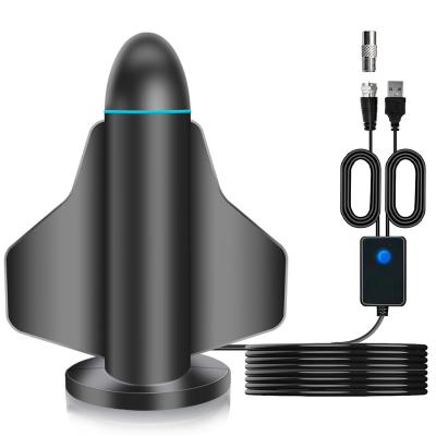China 28dbi UHF VHF digital active hdtv dvb t2 ISDB ATSC with amplifier tv antenna for sale