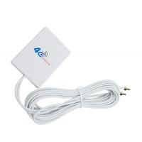 China 4G LTE Antenna RPSMA TS9 CRC9 Connector 4GHz LTE Router White mobile network Antenna External Antenna for sale