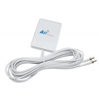 China 4G LTE Antenna RPSMA TS9 CRC9 Connector 4GHz LTE Router White mobile network Antenna External Antenna for sale