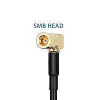 China Active Antenna Car FM Radio Antenna 15dbi Patch Digital Radio Antenna with SMB Plug and 50/75 Ohm Impedance for sale