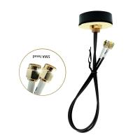 China Impedance 50ohm Cable RG174 Pure Copper Waterproof Screw Mount Satellite Navigation GPS/Glonass Antenna for sale