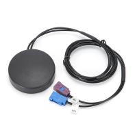 China GPS/Beidou+GSM/3G/4G combination antenna for vehicle navigation FAKRA SMB long straight female C/D external circular antenna for sale