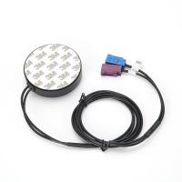 China GPS/Beidou+GSM/3G/4G combination antenna for vehicle navigation FAKRA SMB long straight female C/D external circular antenna for sale