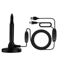 China Hdtv Free View Active Antenatvdigital Antenas De Antes Para Interior Tv Antenna Indoor Antenna Tv Digital With Amplifier Signal for sale