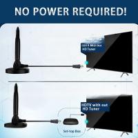 China Hdtv Free View Active Antenatvdigital Antenas De Antes Para Interior Tv Antenna Indoor Antenna Tv Digital With Amplifier Signal for sale