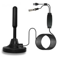 China High Gain 4G 700-2700Mhz Copper Rod TV Antenna Automatic HDTV Digital Indoor Sucker Antenna Waterproof for sale