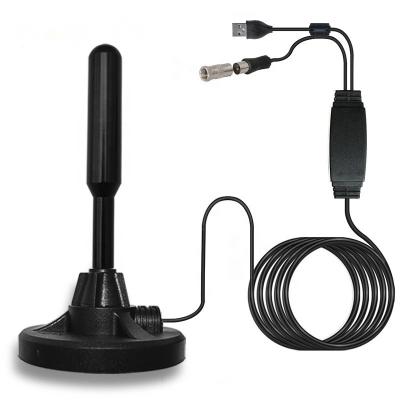 China High Gain 4G 700-2700Mhz Copper Rod TV Antenna Automatic HDTV Digital Indoor Sucker Antenna Waterproof for sale