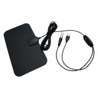 China 4K Digital TV Antenna 50 Miles Booster DVB-T Aerial HD Flat Indoor Active 25DBi High Gain VHF UHF  For TV signal receiver for sale