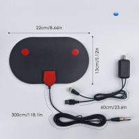 China Free Channel Uhf Vhf  Active DVB-T Signal Amplifier  HDTV Wireless Indoor  DTMB Tv Antenna for sale