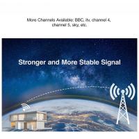 China Hexagonal television antenna DVB-T DVB-T2 antena amplifier hdtv aerial indoor long range tv antenne VHF UHF digital tv antenna for sale