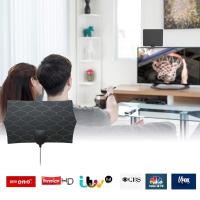 China Hexagonal television antenna DVB-T DVB-T2 antena amplifier hdtv aerial indoor long range tv antenne VHF UHF digital tv antenna for sale