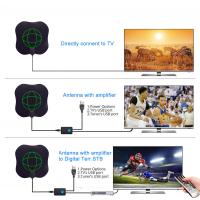 China High gain tv antenna with  amplifier Uhf Vhf dvb t2 Hdtv digital indoor tv antenna for sale